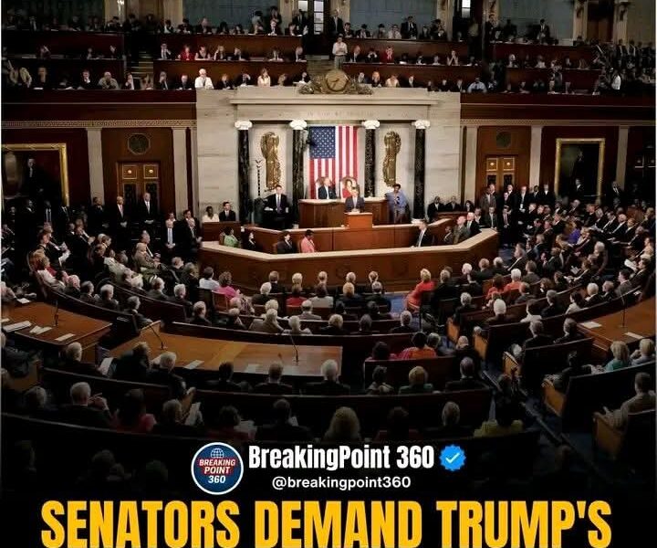 U.S. Senators have taken the STUNNING step of officially calling for ...